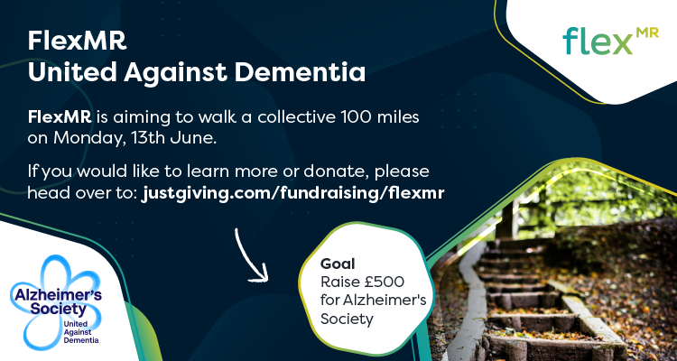 FlexMR to Trek 100 Miles in Support of Alzheimer's Society